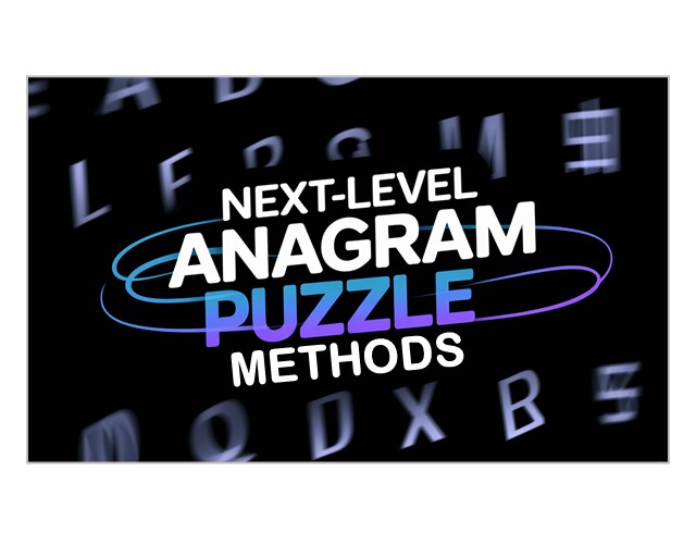 Get Next Level Anagrams - Michelle Brubaker